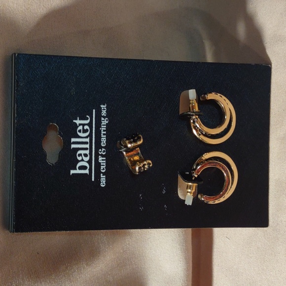 BALLET | Jewelry | Ballet Ear Cuff And Earring Set Nwt | Poshmark